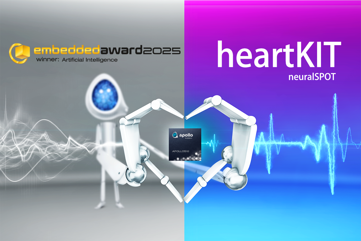 AmbiqのheartKITが、Embedded World 2025のAIアワードを受賞